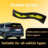 China Customizable Flexible LED Display 5V 10W Multi Color Truck Car Window Screen for sale