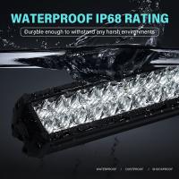 China 12V Amber LED Light Bars 10-52 Inches 21000LM IP68 Waterproof for Off Road Truck UTV for sale