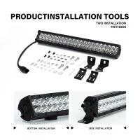 China 12V Amber LED Light Bars 10-52 Inches 21000LM IP68 Waterproof for Off Road Truck UTV for sale