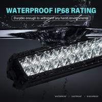 China 12V Amber LED Light Bars 10-52 Inches 21000LM IP68 Waterproof for Off Road Truck UTV for sale