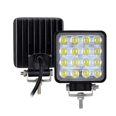 China 48W LED Work Light 4800LM IP68 Waterproof for Off Road Truck UTV Engineering for sale