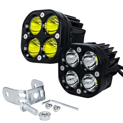 China 6500K 1500LM LED Motorcycle Spotlight 15W Waterproof Off Road Work Lamp IP65 for sale