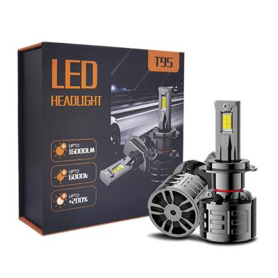 China 95W 9600LM Zinc Alloy LED Car Headlights 6000K IP68 Universal H1 H4 H7 H11 9005 for sale