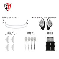 China Seven Piece Interior Ambient Light Kit for Mercedes Benz A Class W177 2019 2025 OEM Fit for sale