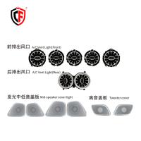China Seven Piece Interior Ambient Light Kit for Mercedes Benz A Class W177 2019 2025 OEM Fit for sale