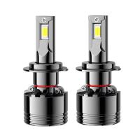 China Zinc Alloy LED Headlight Bulb Dual Beam 4500LM 9-36V Wide Voltage for Vehicles for sale