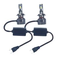 China Zinc Alloy LED Headlight Bulb Dual Beam 4500LM 9-36V Wide Voltage for Vehicles for sale