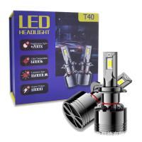 China Zinc Alloy LED Headlight Bulb Dual Beam 4500LM 9-36V Wide Voltage for Vehicles for sale