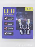 China Zinc Alloy LED Headlight Bulb Dual Beam 4500LM 9-36V Wide Voltage for Vehicles for sale