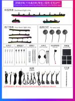 China Audi A3 Vehicle Specific LED Ambient Lighting Kit Seven Piece DC 12V for sale