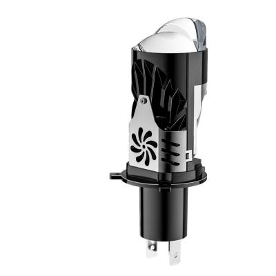 China IP68 7500LM A60 Dual Fish Eye LED Headlights H4 for Motorcycles and Cars for sale