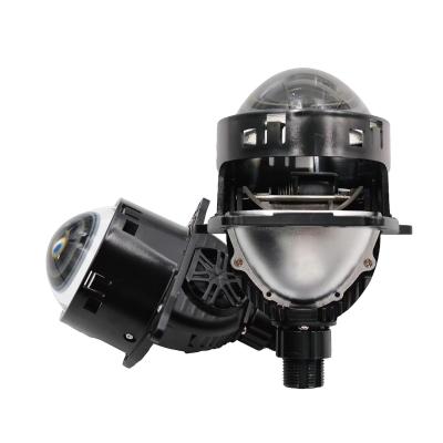 China 3 Inch B2D Dual Cup LED Bi Beam Projector Lens 60W 10000LM Universal Headlight for sale