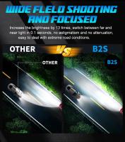 China 3 Inch B2D Dual Cup LED Bi Beam Projector Lens 60W 10000LM Universal Headlight for sale