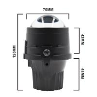 China 2.5 Inch 45W LED Fog Projector Lamp 6000K Focused Beam Universal Fit for sale