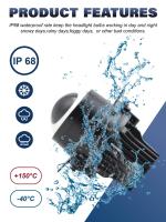 China 2.5 Inch 45W LED Fog Projector Lamp 6000K Focused Beam Universal Fit for sale