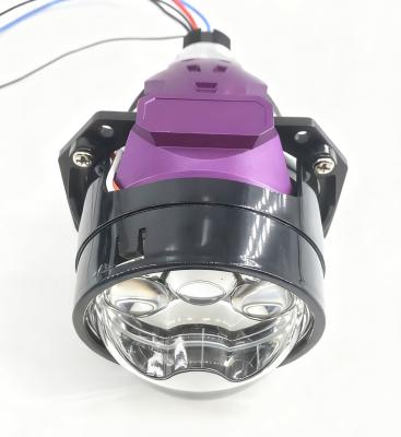 China 2.5 Inch Bi LED Projector Headlight 60W Dual Beam Ultra Bright 12V High Brightness for sale
