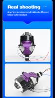 China 2.5 Inch Bi LED Projector Headlight 60W 18000LM Dual Beam Straight Light Lens for sale