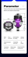 China 2.5 Inch Bi LED Projector Headlight 60W 18000LM Dual Beam Straight Light Lens for sale