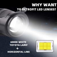 China 2.0 Inch 48W LED Laser Fog Light 5000LM Dual Beam 6000K for Car Motorcycle for sale