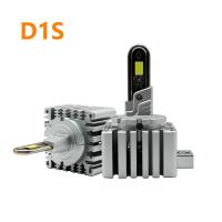 China Weather Resistant D1S Led Headlight Bulb 48W 6000LM 12V Precise Beam Control for sale