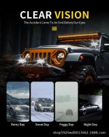 China 7 Inch 120W LED Work Light Bar 40 Chip Spot Beam for Off Road Truck Motorcycle 12V for sale