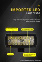 China 7 Inch 120W LED Work Light Bar Spot Beam 3800 Lumens Off Road for Trucks SUV for sale