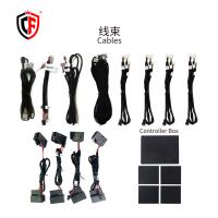 China Volkswagen Golf Vehicle Specific Ambient LED Interior Light Kit 7 Piece DC 12V for sale