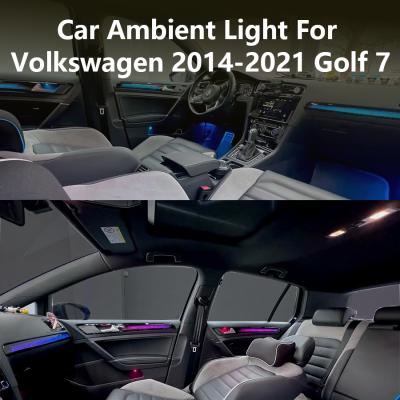 China Volkswagen Golf Vehicle Specific Ambient LED Interior Light Kit 7 Piece DC 12V for sale