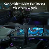 China Toyota Vios Yaris L 2014-2022 Ambient LED Interior Light Kit 7 Piece DC 12V for sale