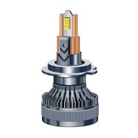 China JNK M60 130W LED Headlight Bulb H7 12000LM 9-60V Six Copper Tube High Low Beam for sale