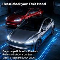 China Tesla Model 3 Y Tempered Glass Screen Protector 2020-2026 Navigation Display Film Kit for sale