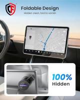 China Aluminum Alloy Magnetic Car Phone Holder MagSafe Dashboard Mount for New Energy Vehicles 360° Rotation for sale