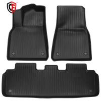 China Custom Fit TPE Floor Mat and Trunk Mat Set for Tesla Model 3 Model Y 2024 for sale