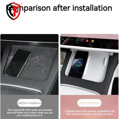 China Silicone Anti Slip Wireless Charging Pad Protector Heat Resistant Scratch Proof Car Mat 6 Colors for sale