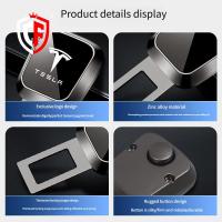 China Universal Zinc Alloy Seat Belt Extender Buckle Safety Lock Clip Custom Logo 50mm Extension for sale