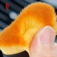 China Soft Microfiber Car Interior Cleaning Brush Air Vent Gap Dust Remover Tool for sale