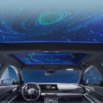 China Automotive Smart Glass Transparent Display Film 11mil 60% Transmittance for Panoramic Sunroof for sale
