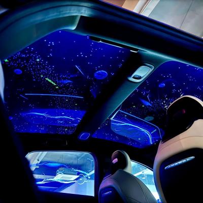 China Automotive Smart Glass Transparent Display Film 60% Light Transmittance 45% Heat Insulation for Panoramic Sunroof for sale