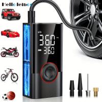 China 150PSI Smart Air Pump Tire Inflator Portable Air Compressor 7.4V Lithium Battery Digital Pressure Gauge for sale