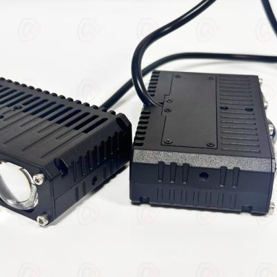 China 95W High Power LED Headlight 3900LM Dual Color Yellow White Automotive Lens Fog Light for Car Motorcycle for sale