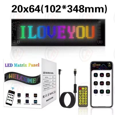 China Devil Eyes Flexible LED Display Bluetooth Controlled Customizable Text & Animation for Car , Bar and School for sale