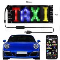 China Flexible Digital Scrolling LED Display Bluetooth App Control 60-249 Lumens for Car DIY Text Pattern Animation for sale