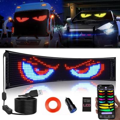 China Bluetooth Controlled Flexible LED Display Scrolling Text 60-249 Lumens for Car Shop Event for sale