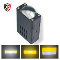 China Ultra Thin 35W Dual Color LED Grille Light with Projector Lens for Auxiliary Driving for sale