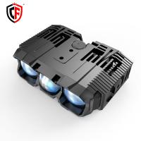 China CF Dual Projector LED Grille Spot Light 7000 Lumens IP68 Waterproof 1000m Long Distance for Car Motorcycle EV for sale