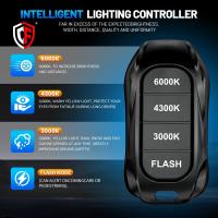 China 120W Smart Tri-Mode LED Headlight Kit Canbus Ready for Cars Trucks SUVs 12V 24V for sale