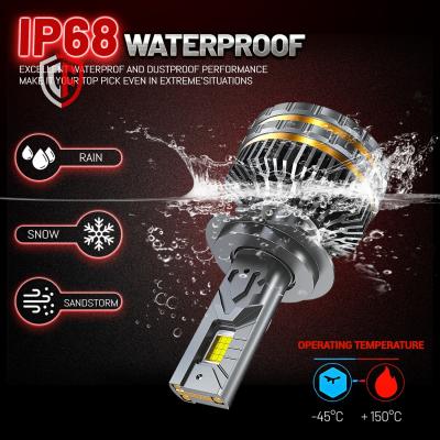 China CF N15 120W LED Headlight Bulb 3000LM H4 H7 24V IP68 for Trucks Cars for sale