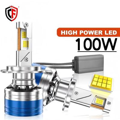 China CF F7 120W 12000LM H7 LED Headlight Bulbs IP67 Waterproof 12V 24V Canbus for Cars SUVs Trucks for sale