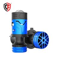 China Dual LED EYE Lens Motorcycle Headlights 72W 6000LM H4 Direct Beam Motorbike Accessories for sale