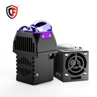 China 1.6-Inch Dual Beam LED Laser Projector Module 7500LM 12V Universal Car Motorcycle Headlight for sale